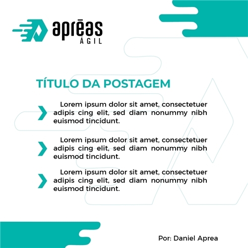 Kit com 6 Layouts de Po.. para Apréas Ágil | WellDesign 6278440