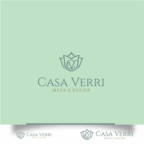 Casa Verri Mesa e Decor | Criação de Logo e Papelaria (6 itens) Par...