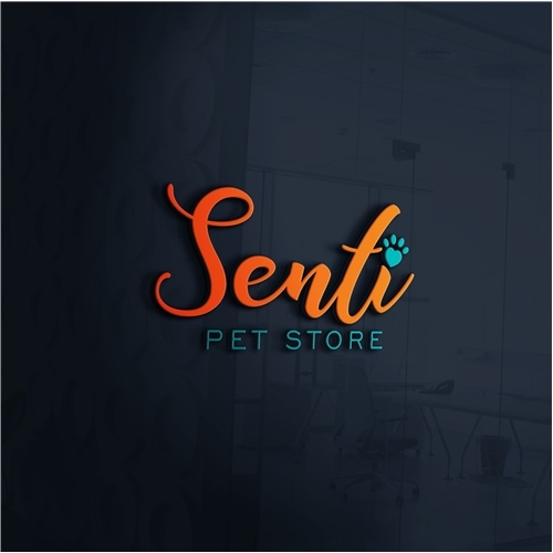 Senti Pet Store | Criação de Logo Para Pets