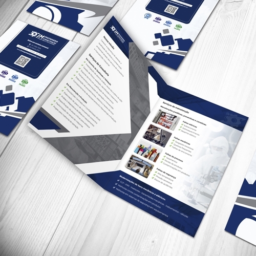 JM Engenharia e Manutenção | Criação de Folder Para Construção & En...