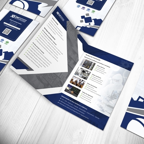 JM Engenharia e Manutenção | Criação de Folder Para Construção & En...