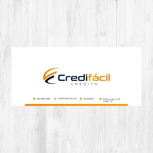 Credifácil | Criação de Logo e Papelaria (6 itens) Para Contabilida...