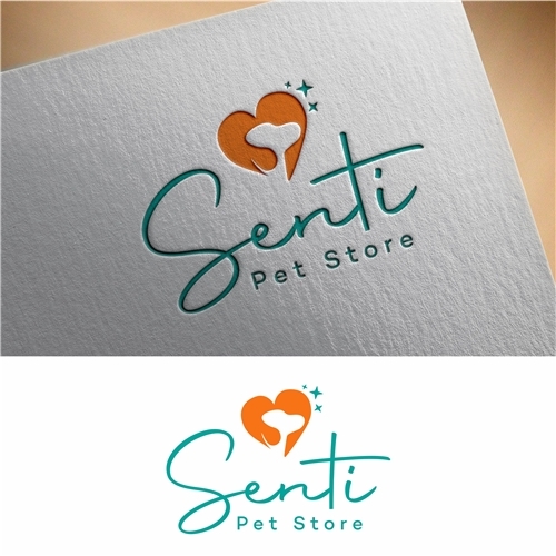 Senti Pet Store | Criação de Logo Para Pets