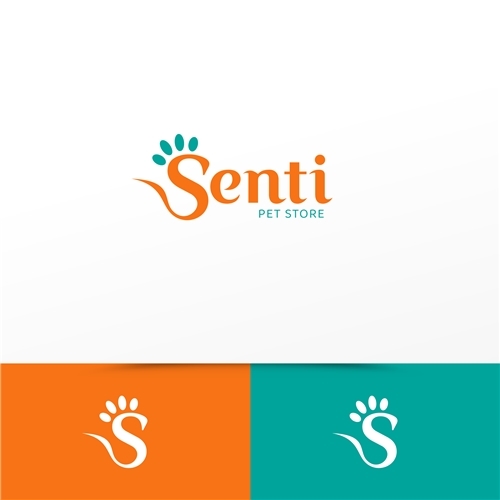 Senti Pet Store | Criação de Logo Para Pets