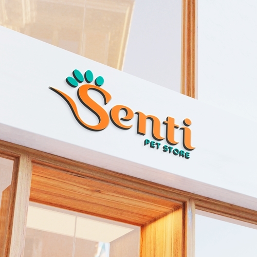 Senti Pet Store | Criação de Logo Para Pets