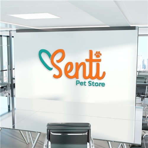 Senti Pet Store | Criação de Logo Para Pets