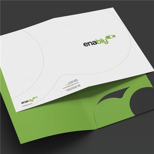 Enably | Criação de Papelaria Profissional Para Tecnologia & Ciencias