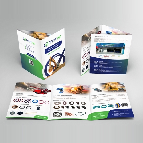 Folder Para Construção & Engenharia - OESTE VED