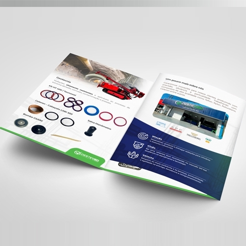 Folder Para Construção & Engenharia - OESTE VED