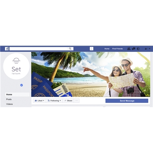 SET Latam | Criação de Capa para Facebook Para Viagens & Lazer