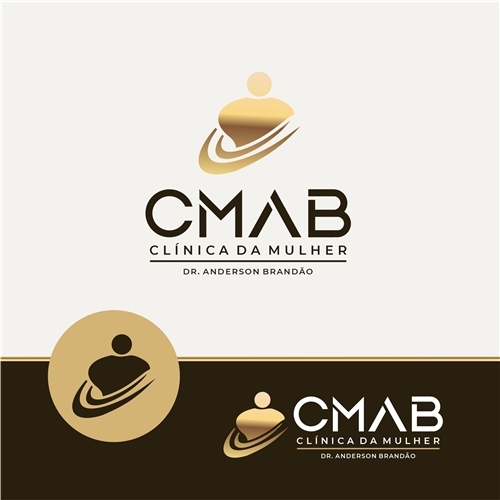 CMAB-Clínica da Mulher Dr.Anderson Brandão | Criação de Logo e Pape...