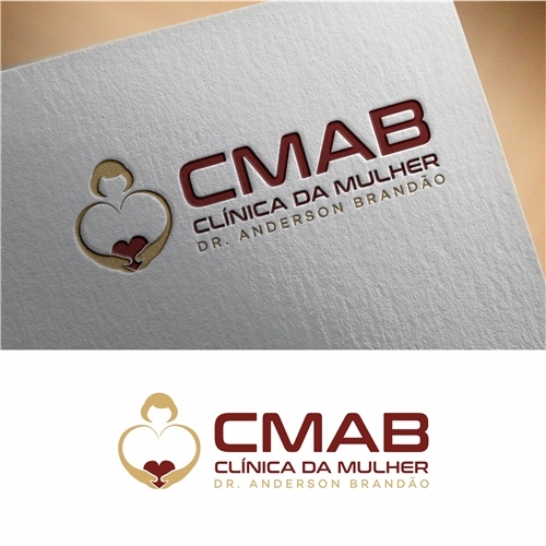 CMAB-Clínica da Mulher Dr.Anderson Brandão | Criação de Logo e Pape...