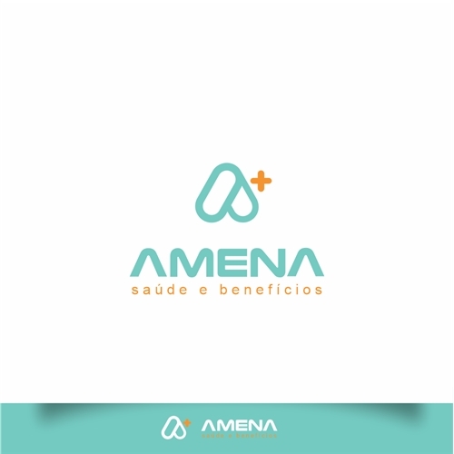 AMENA SAÚDE E BENEFÍCIOS | Criação de Logo Para Saúde & Nutrição
