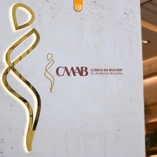 CMAB-Clínica da Mulher Dr.Anderson Brandão | Criação de Logo e Pape...
