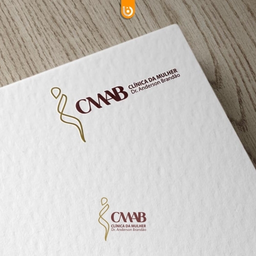 CMAB-Clínica da Mulher Dr.Anderson Brandão | Criação de Logo e Pape...