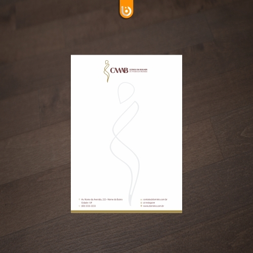 Logo e Papelaria (6 ite.. para CMAB-Clínica da .. | brener.m.. 6327137