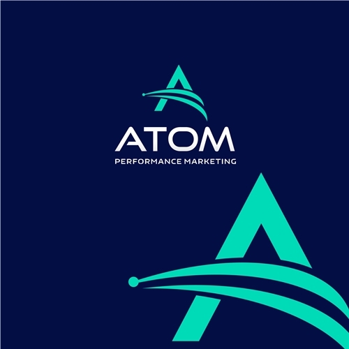 Atom Performance Marketing | Criação de Logo e Papelaria (6 itens)