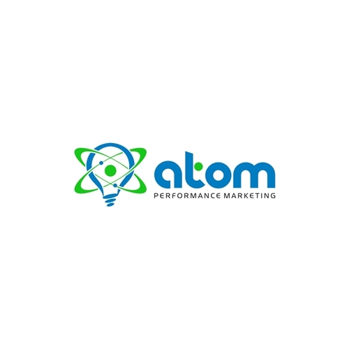 Atom Performance Marketing | Criação de Logo e Papelaria (6 itens)