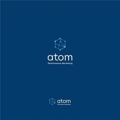 Atom Performance Marketing | Criação de Logo e Papelaria (6 itens)