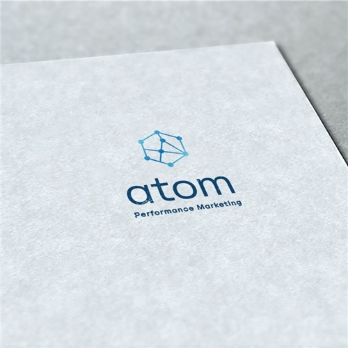 Atom Performance Marketing | Criação de Logo e Papelaria (6 itens)