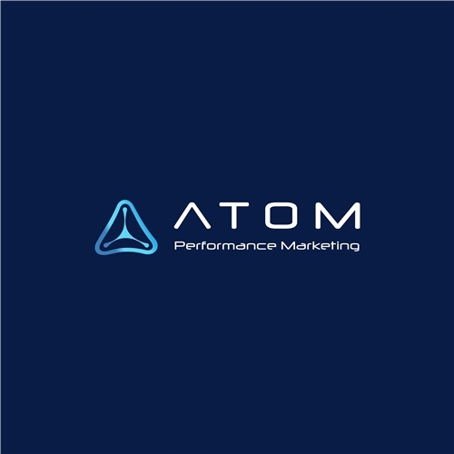 Atom Performance Marketing | Criação de Logo e Papelaria (6 itens)