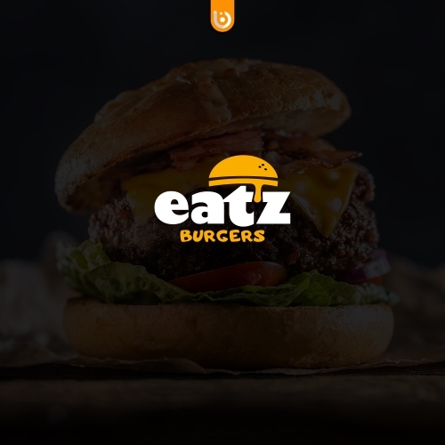 eatz burgers | Criação de Logo Para Alimentos & Bebidas