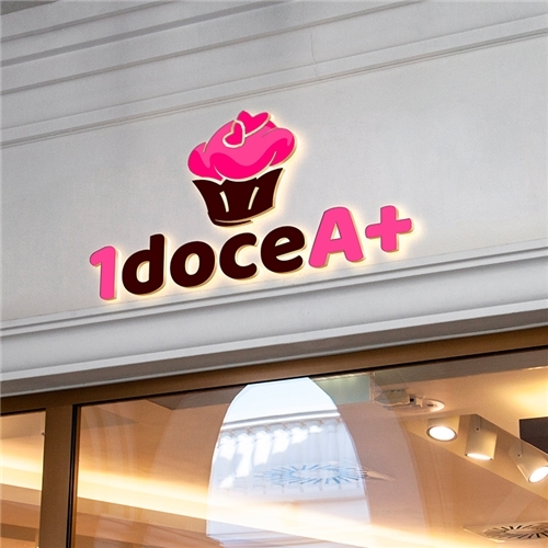 1 doce A+ | Criação de Logo Para Outros