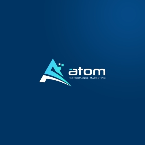 Atom Performance Marketing | Criação de Logo e Papelaria (6 itens)