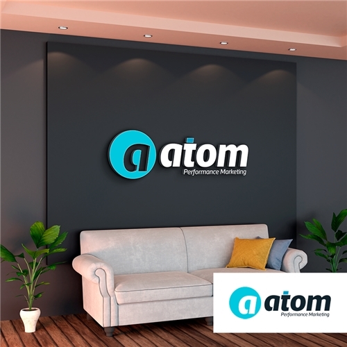 Atom Performance Marketing | Criação de Logo e Papelaria (6 itens)