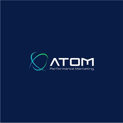 Atom Performance Marketing | Criação de Logo e Papelaria (6 itens)