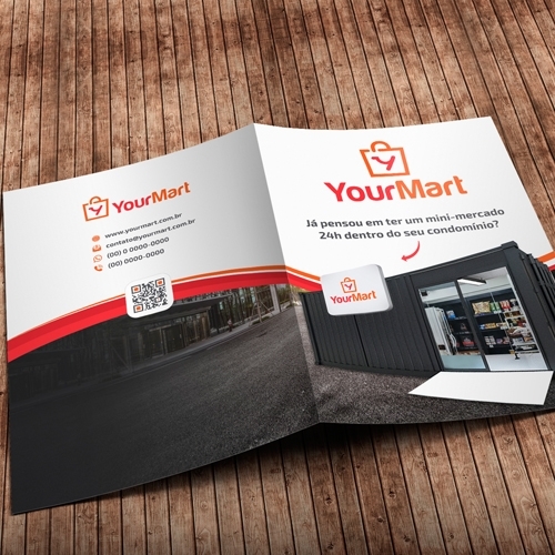 YourMart | Criação de Folder Para Alimentos & Bebidas