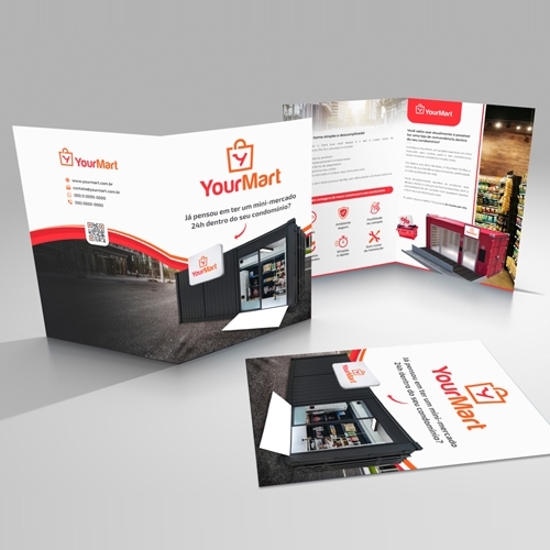 YourMart | Criação de Folder Para Alimentos & Bebidas