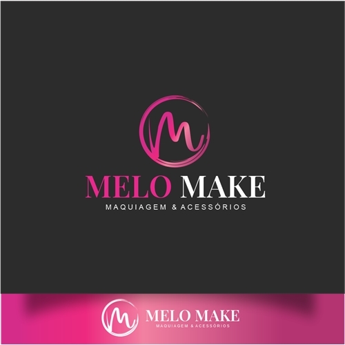 MELO MAKE - Maquiagem e Acessórios | Criação de Logo Para Beleza