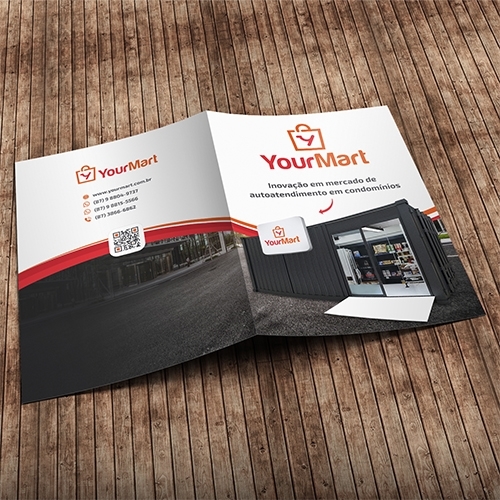 YourMart | Criação de Folder Para Alimentos & Bebidas