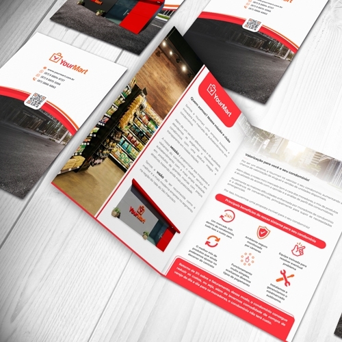 YourMart | Criação de Folder Para Alimentos & Bebidas