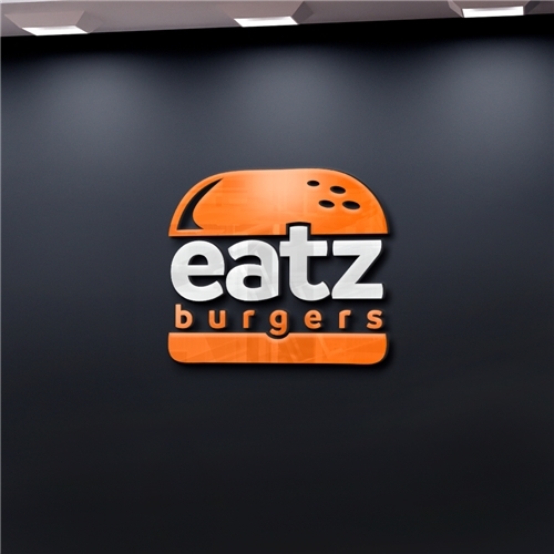 eatz burgers | Criação de Logo Para Alimentos & Bebidas