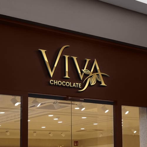 Viva chocolate / chocolates | Criação de Logo Para Alimentos & Beb...