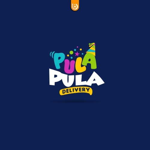 PULA PULA DELIVERY LOCACAO DE BRINQUEDOS LTDA | Criação de Logo Par...