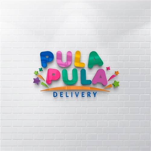 PULA PULA DELIVERY LOCACAO DE BRINQUEDOS LTDA | Criação de Logo Par...