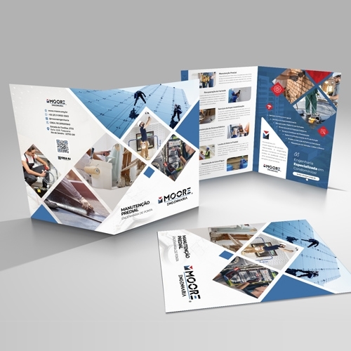 MOORE ENGENHARIA LTDA | Criação de Folder Para Construção & Engenharia