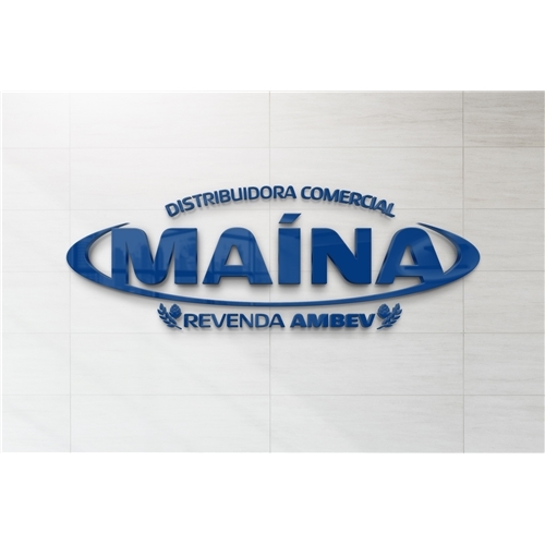Distribuidora comercial Maína Revenda AMBEV | Criação de Logo Par...