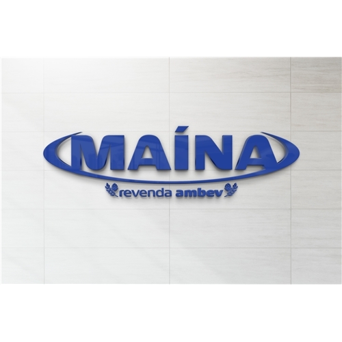 Distribuidora comercial Maína Revenda AMBEV | Criação de Logo Par...