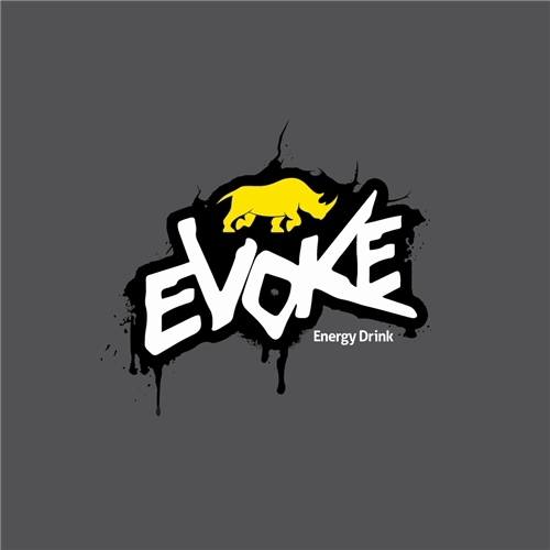 EVOKE ENERGY DRINK | Criação de Logo Para Alimentos & Bebidas