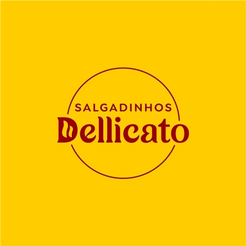 Salgadinhos Dellicato | Criação de Logo Para Alimentos & Bebidas
