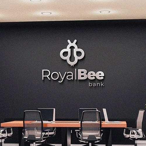 Royal Bee Bank | Criação de Logo e Papelaria (6 itens) Para Tecnolo...
