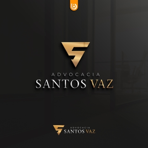 Advocacia Santos Vaz | Criação de Logo Para Advocacia e Direito