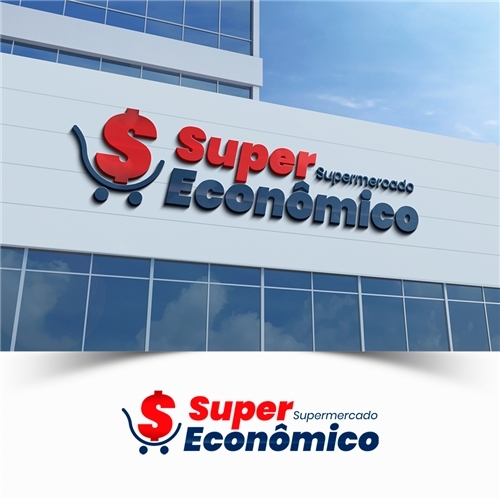 Supermercado super econômico | Criação de Logo Para Alimentos & Be...