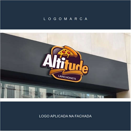 Lanchonete Altitude | Criação de Logo Para Alimentos & Bebidas
