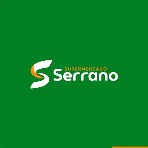 SUPERMERCADO SERRANO | Criação de Logo Para Alimentos & Bebidas