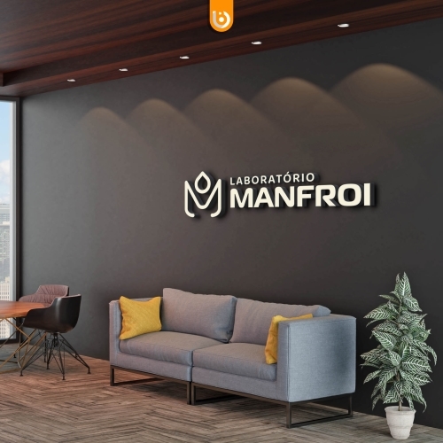 LABORATÓRIO MANFROI | Criação de Logo Para Outros